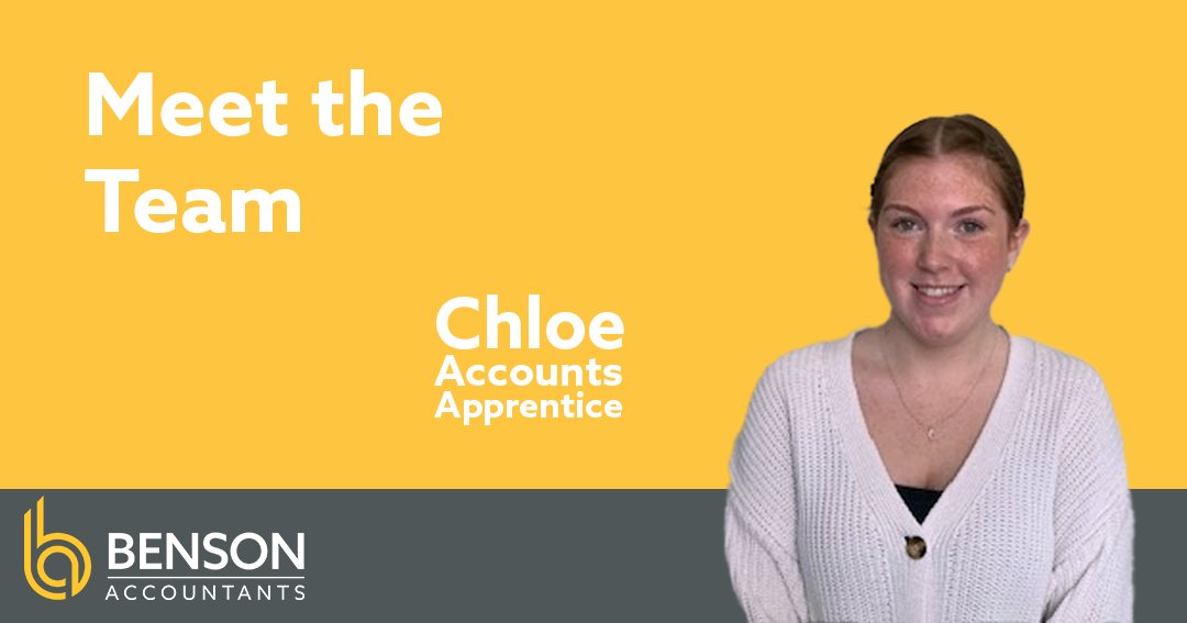 Meet the Team - Chloe, Accounts Apprentice | News | Benson Accountants