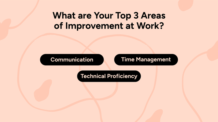 Areas of Improvement at Work