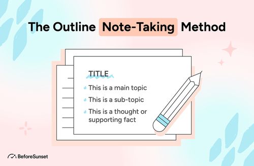 The Key-Word Outline Method of Note Taking: