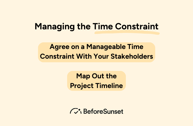 Time Constraint: Tips for Project Punctuality