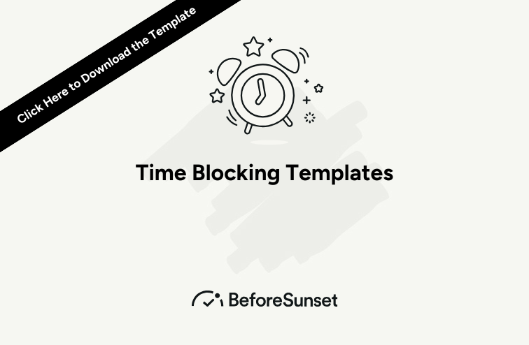 Free and Printable Time Blocking Templates