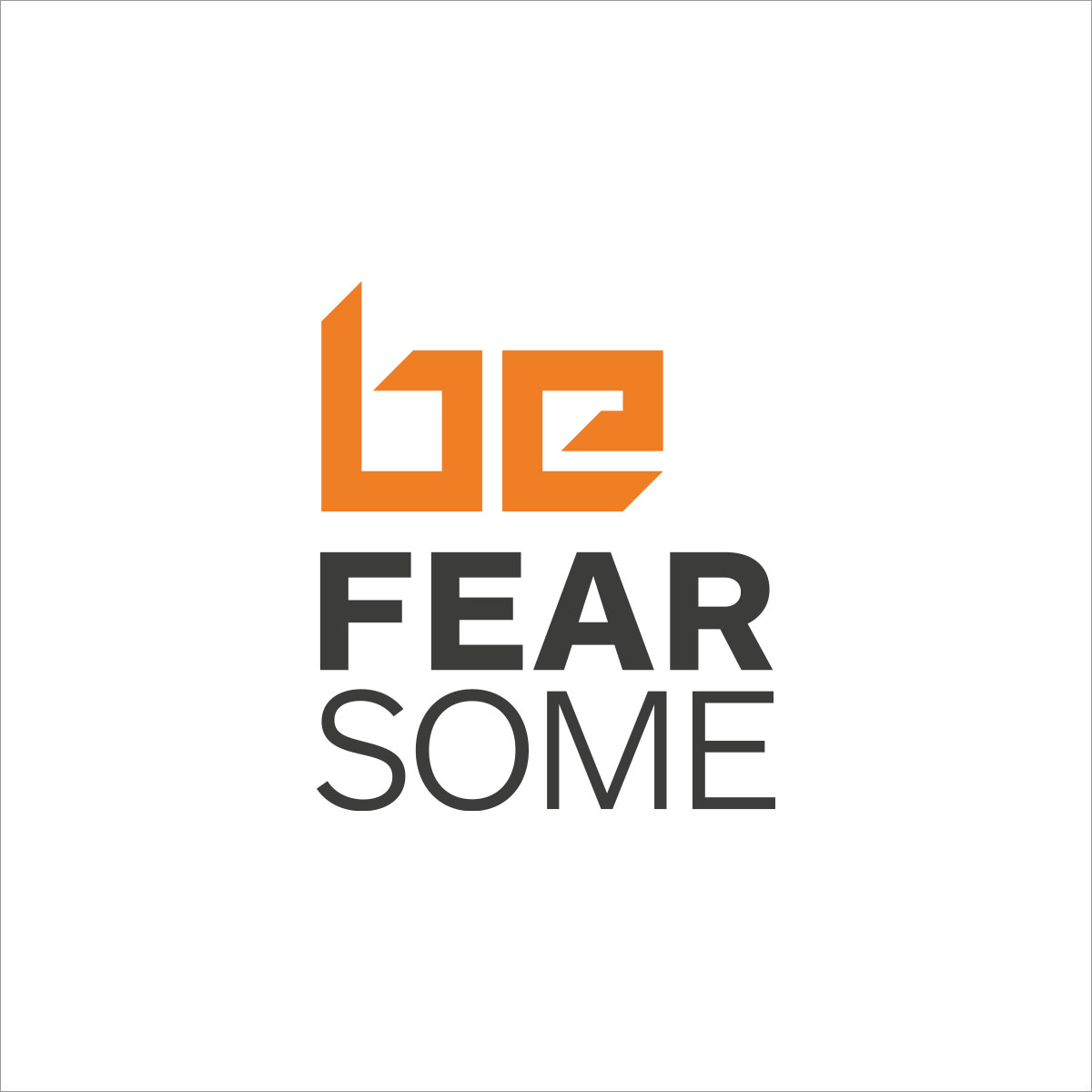 Logo design and branding for London based Be Fearsome