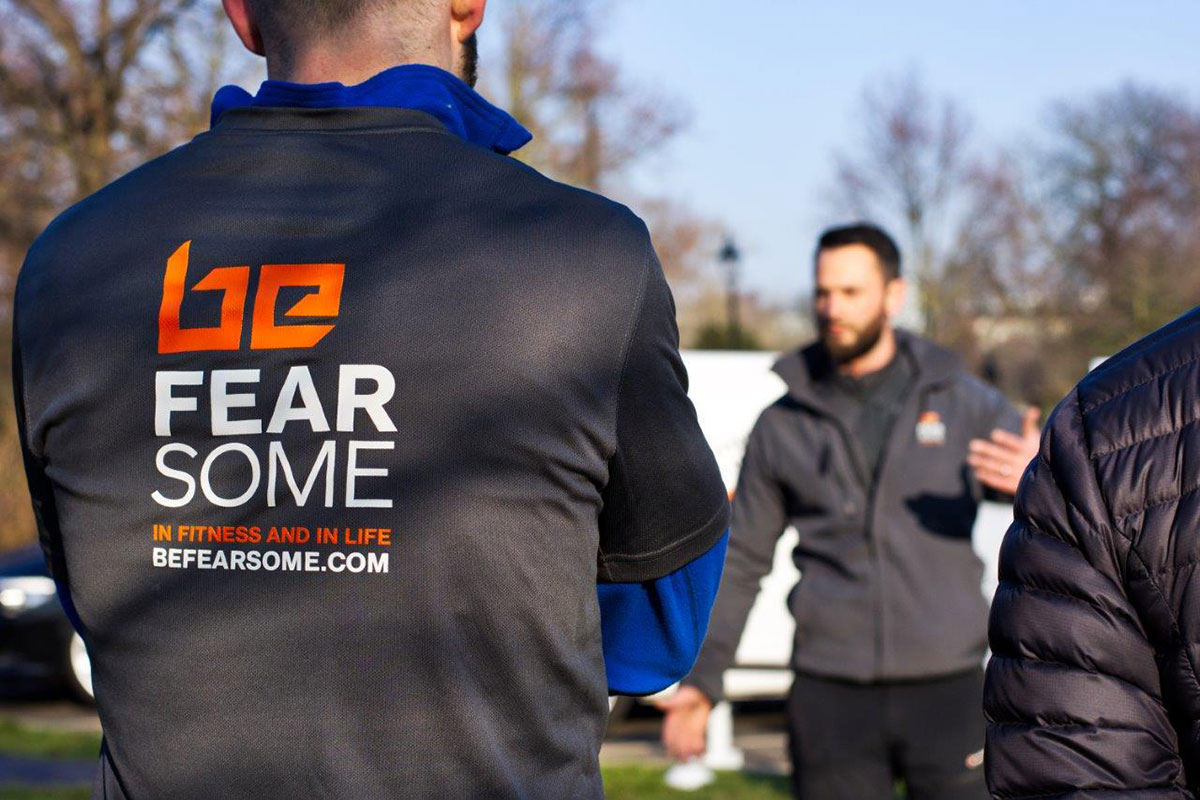 Logo design and branding for London based Be Fearsome