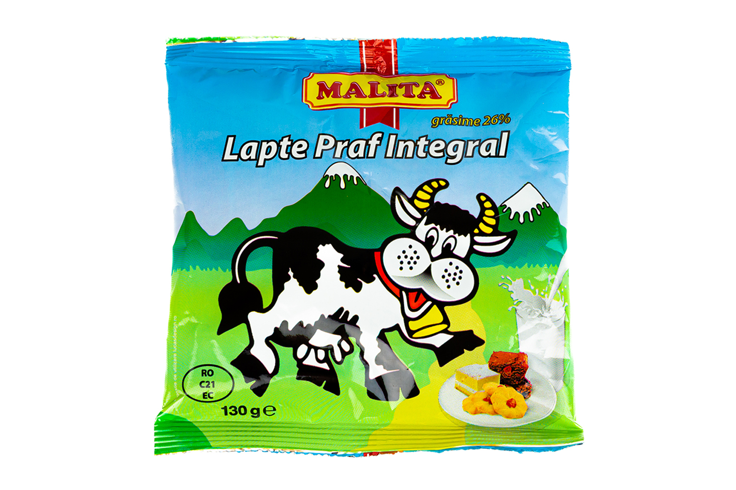 MALITA Lapte Praf Integral 130g
