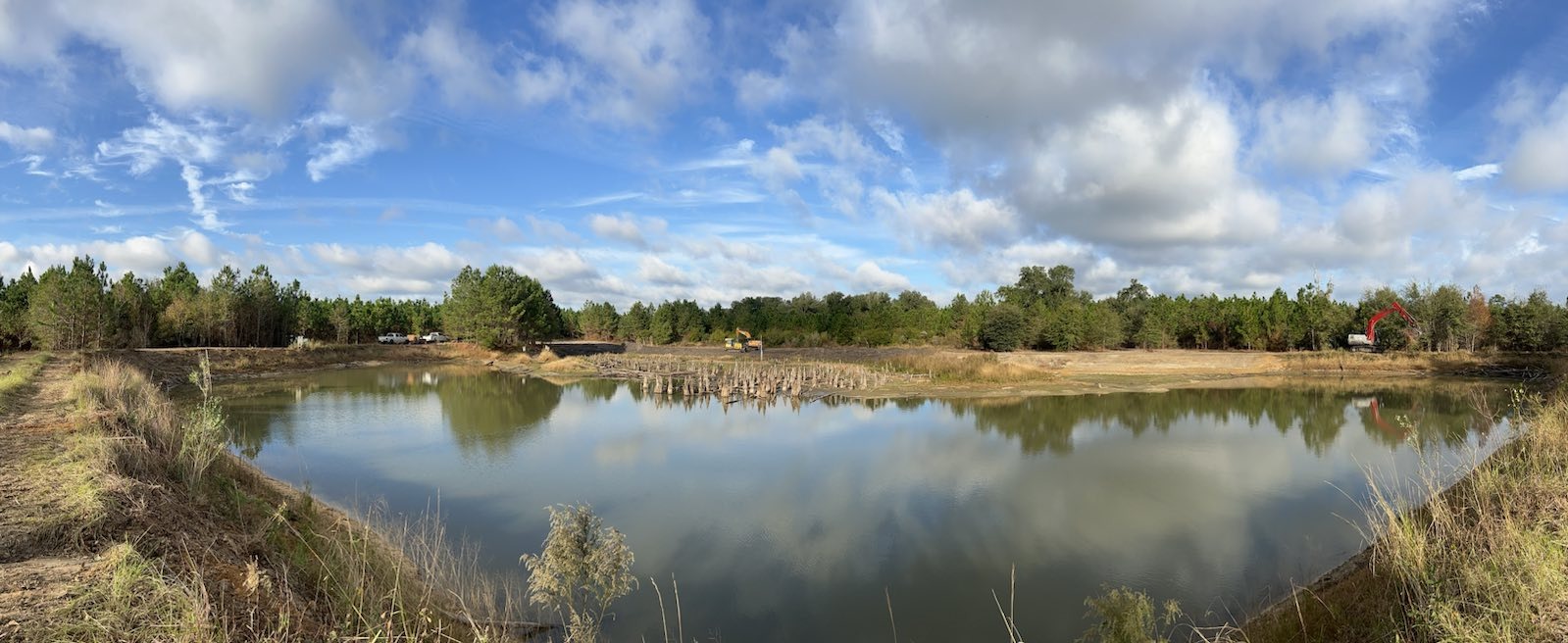 Pond Enlargement & Restoration - Lyons, GA