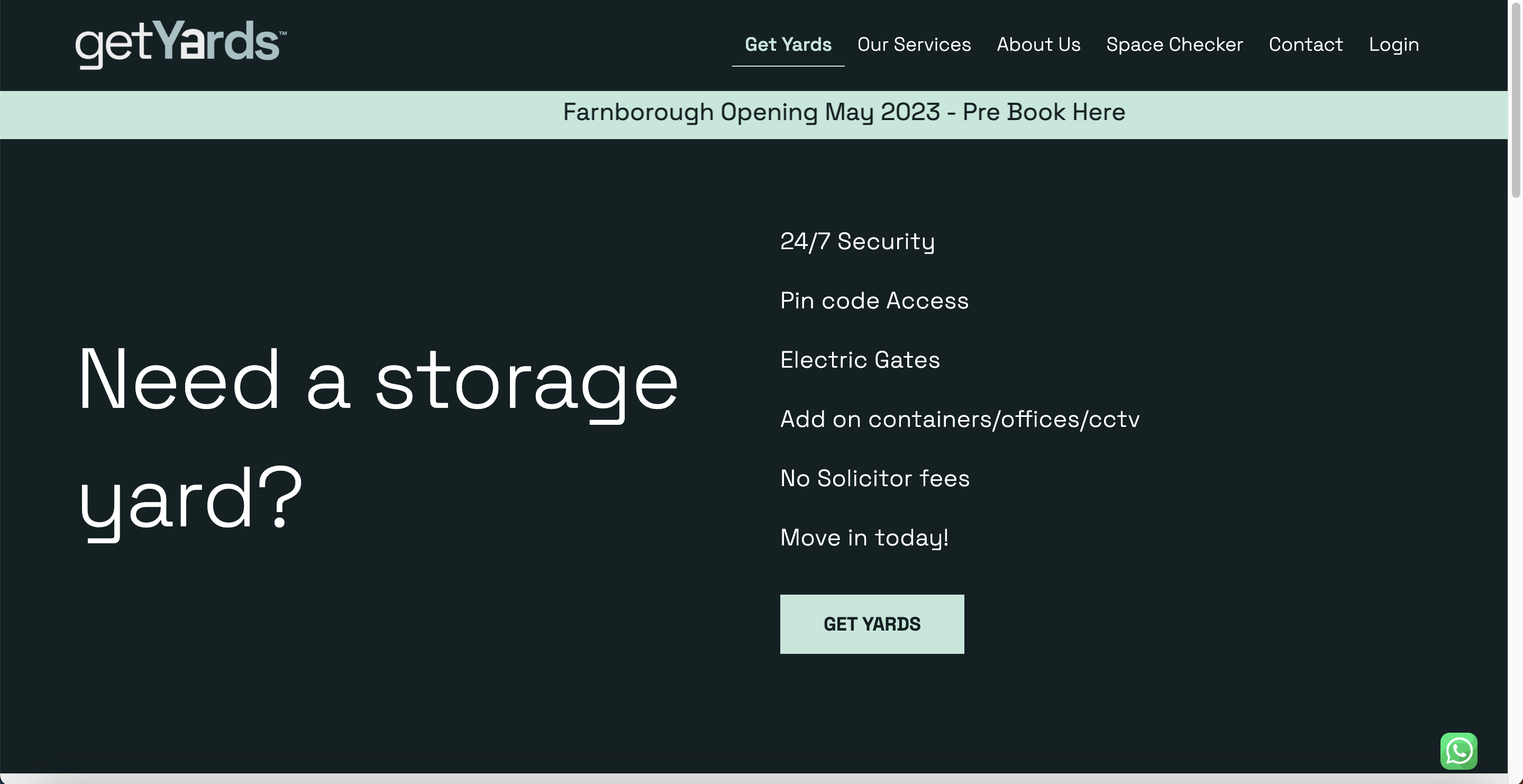 Flexible Commercial Storage Yards