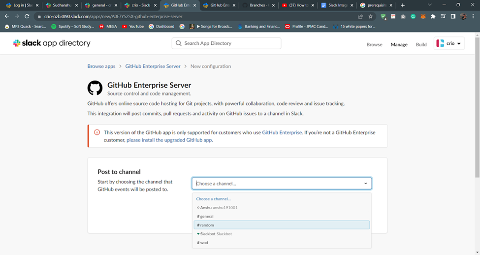 How to set up Github Commit Messages on your Slack Workspace?