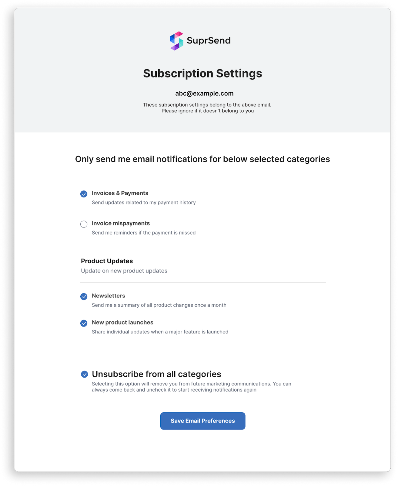 Introducing Notifications User Preference Management - Give Control to ...