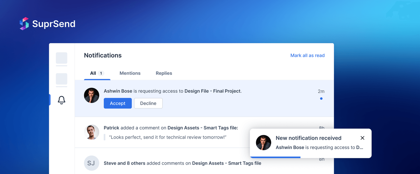 What is a Toast Message? Integrate react native toast messages with SuprSend