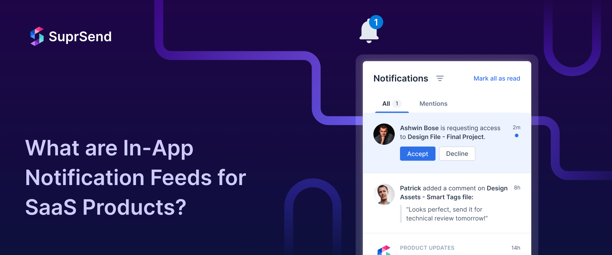 What are In-App Notification Feeds for SaaS Products?