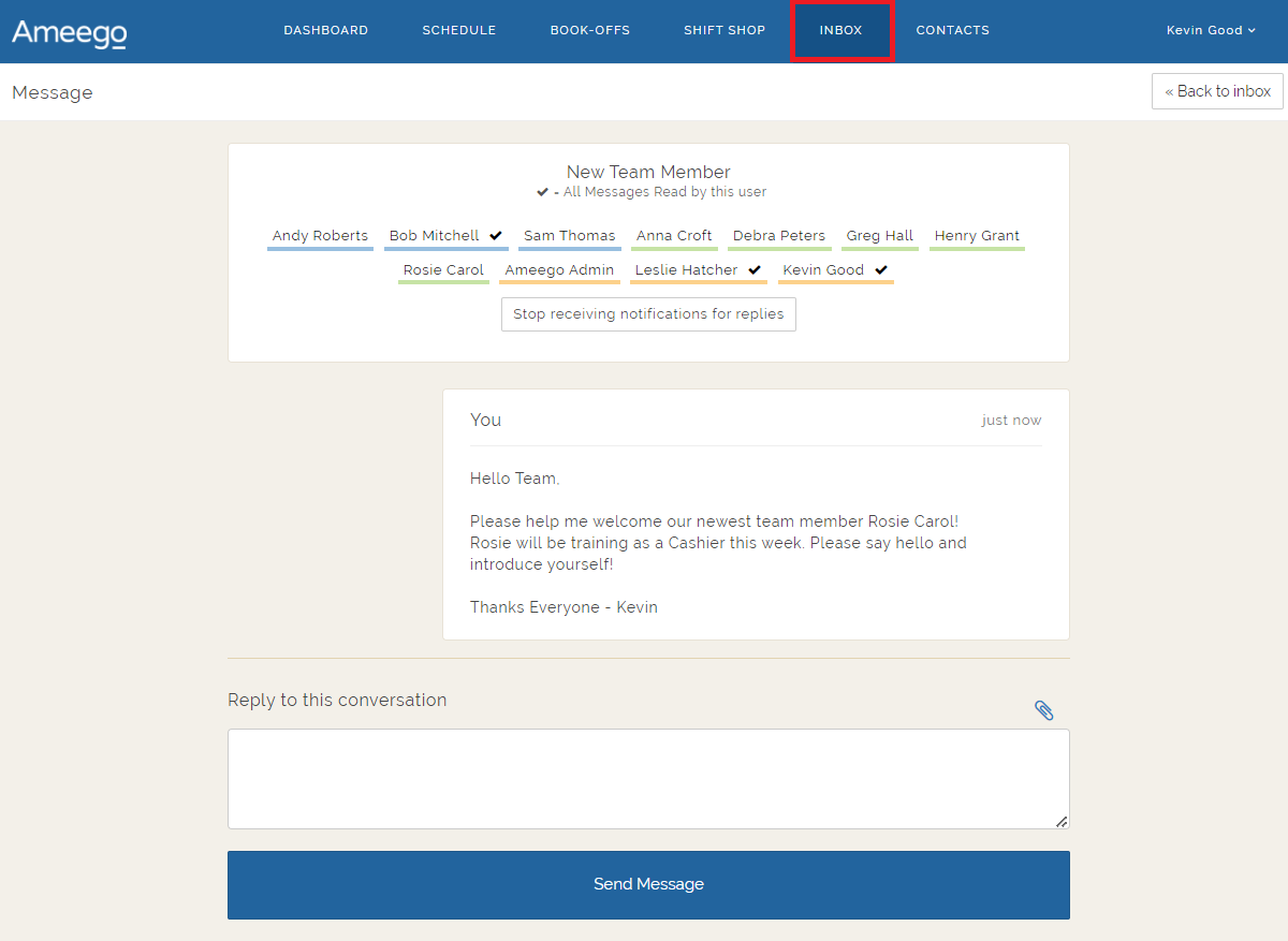 Hospitality Staff Scheduling Solution | Ameego