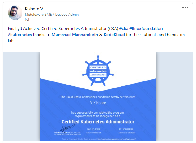 KodeKloud Student Stories - PART 4!