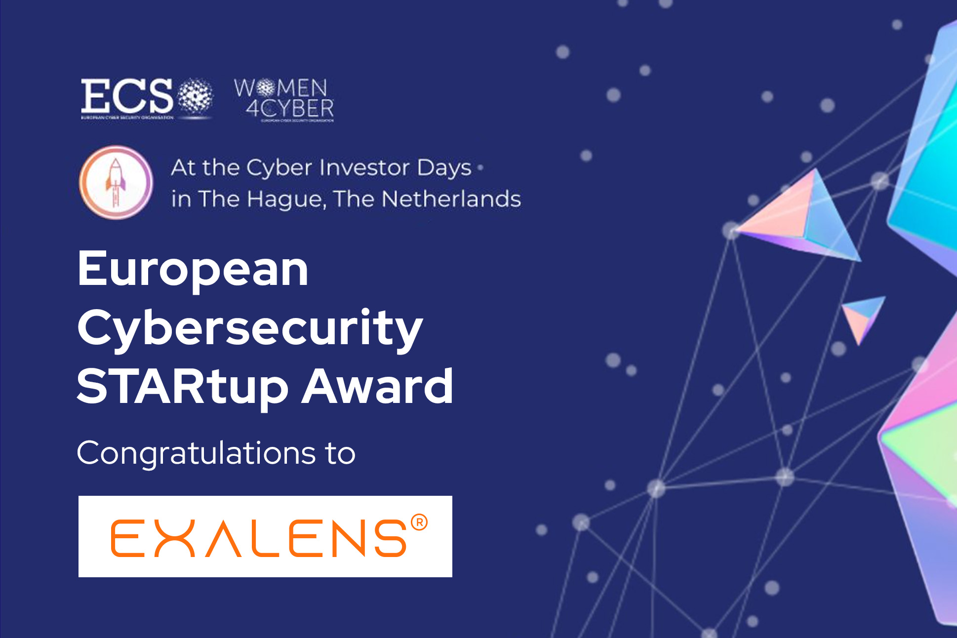 Exalens Wins Best Cybersecurity Solution at STARtup Award 2022 | Press ...