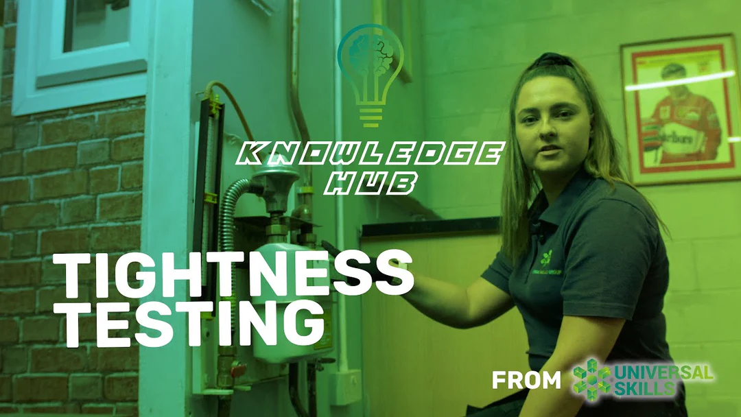 Conducting a Tightness Test on Pipework