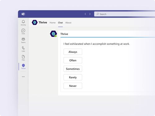 Thrive for Microsoft Teams