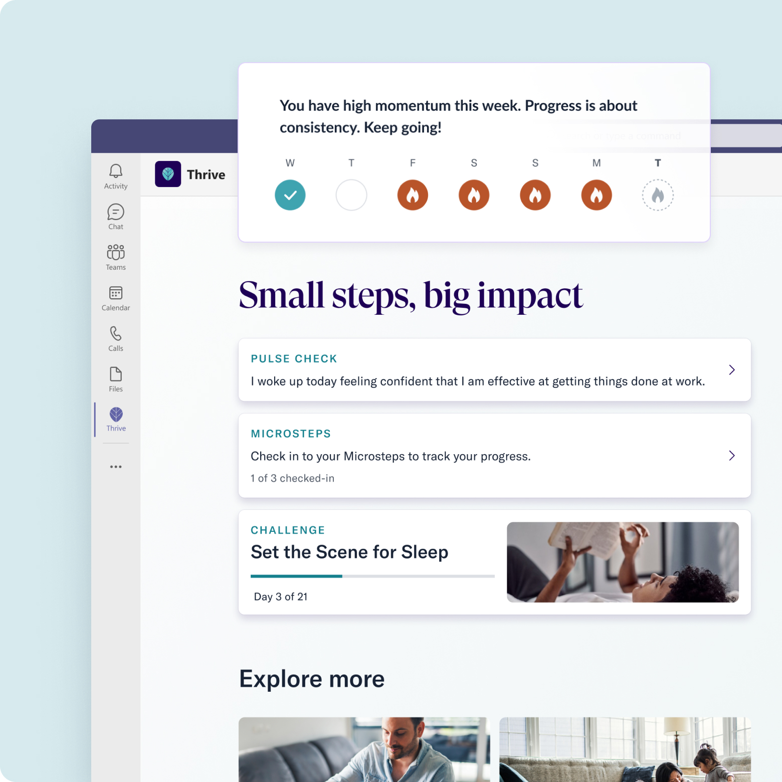 Thrive for Microsoft Teams