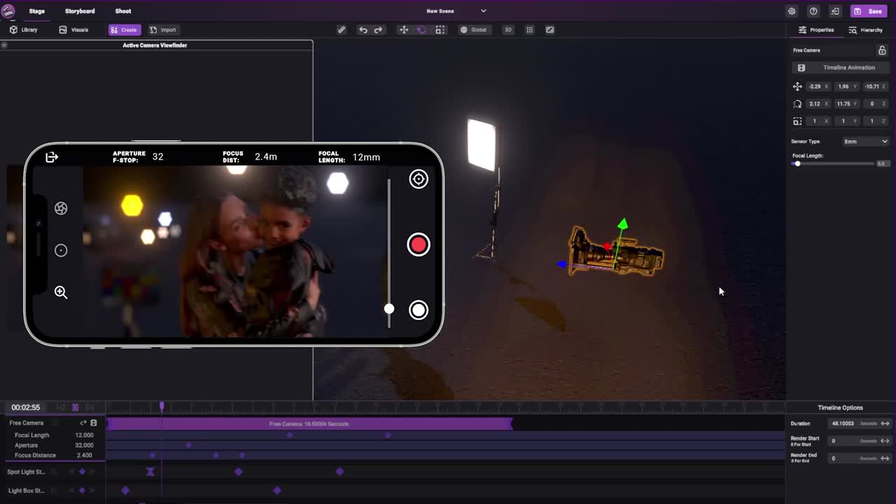 SceneForge Studio | Pre-Visualization and Stage Simulation Software