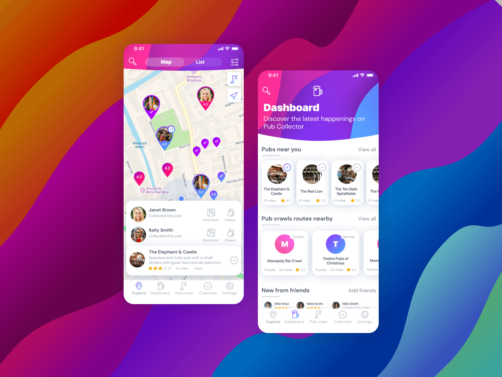 Our Designs For Pub Collector | Studio Case Studies