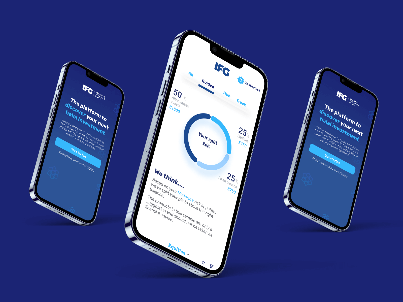 Our Designs For Islamic Finance Guru | Studio Case Studies