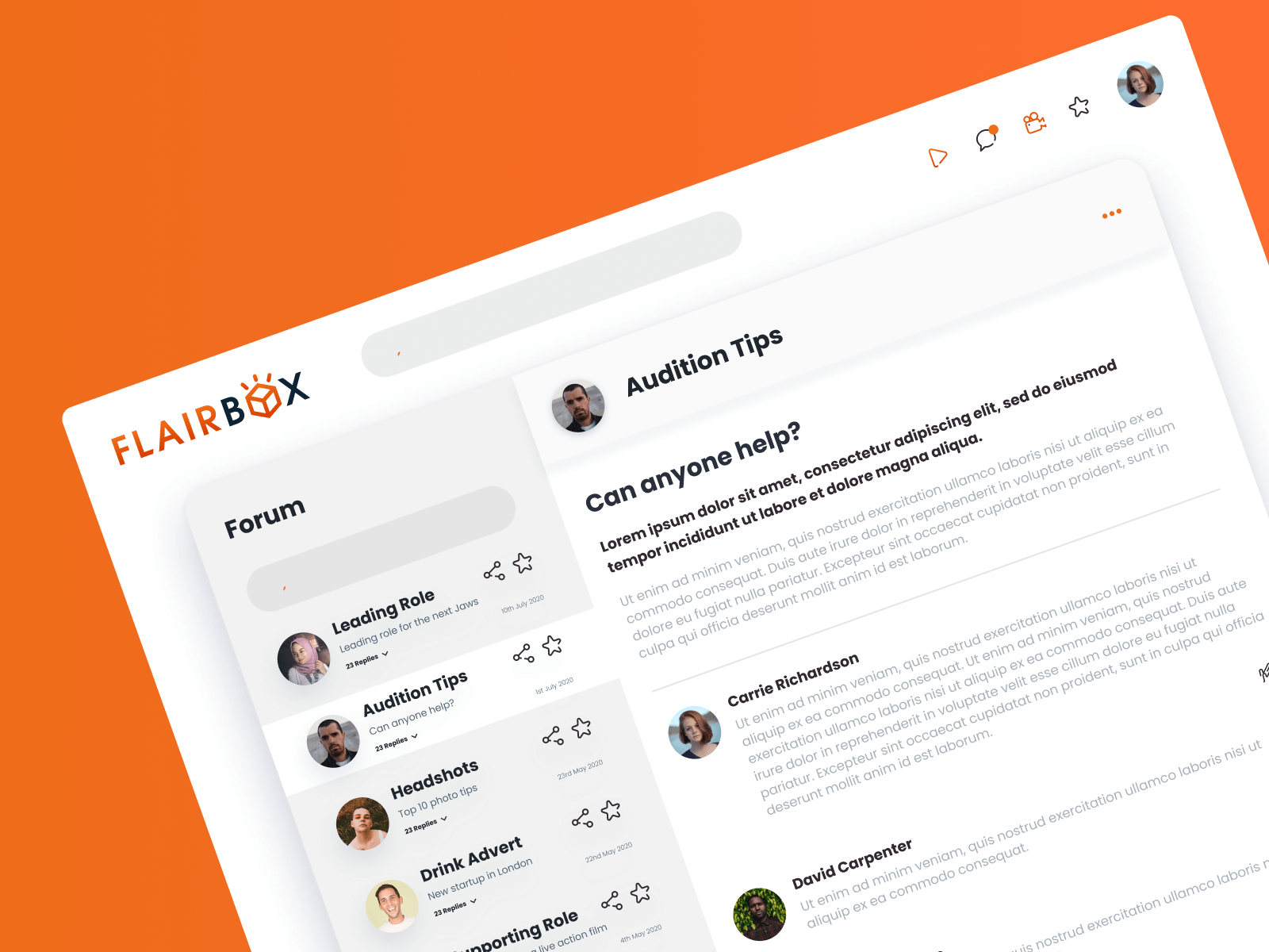 Our Designs For Flairbox | Studio Case Studies