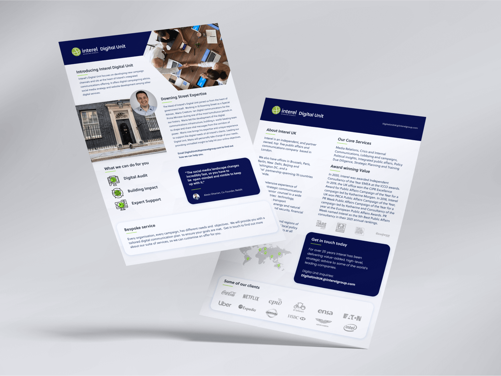 Our Designs For Interel | Studio Case Studies