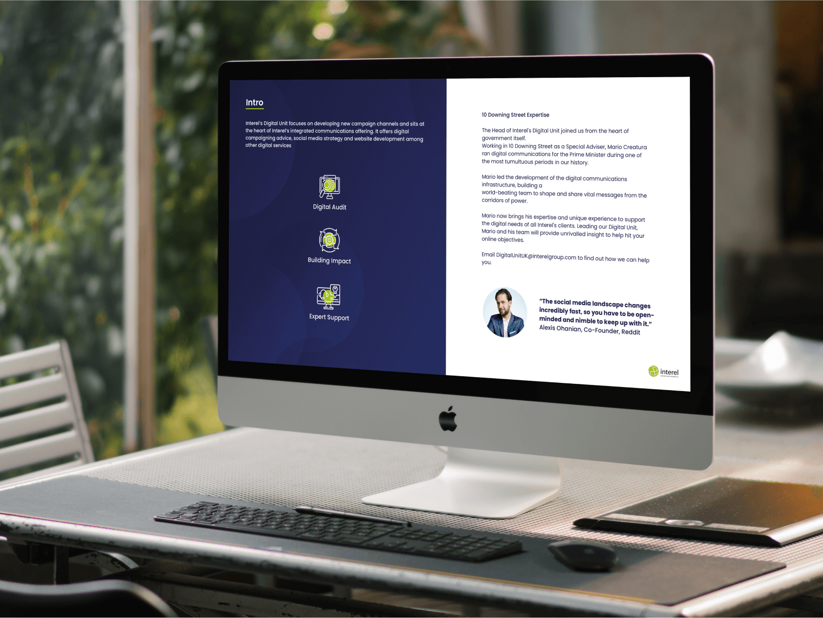 Our Designs For Interel | Studio Case Studies