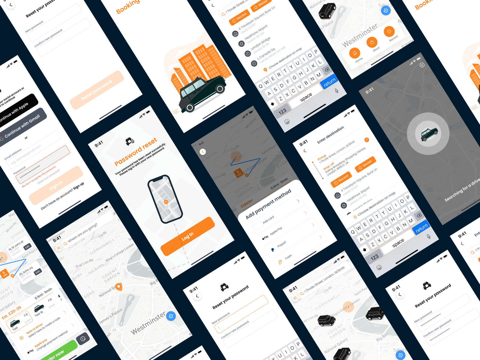 Our Designs For cab:app | Studio Case Studies