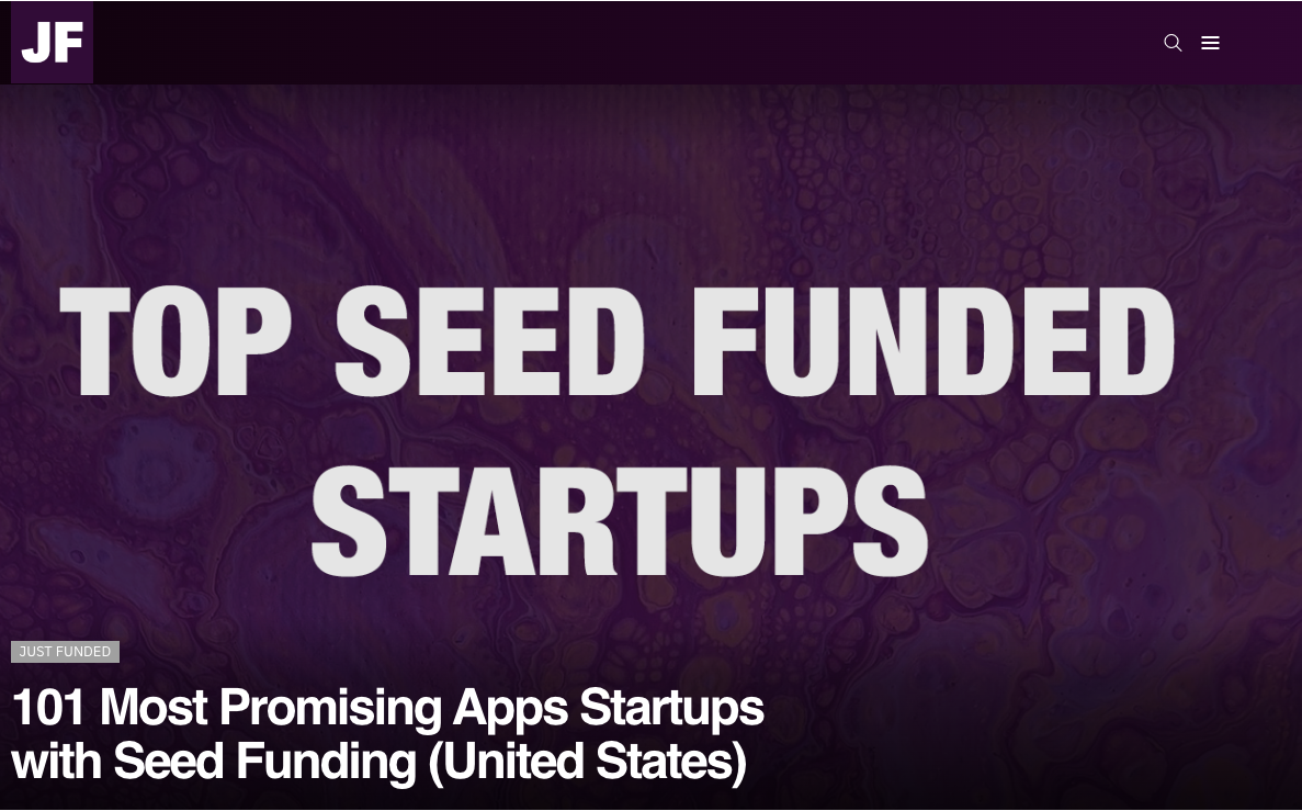 Zorp is features as one of the top Apps startups in US