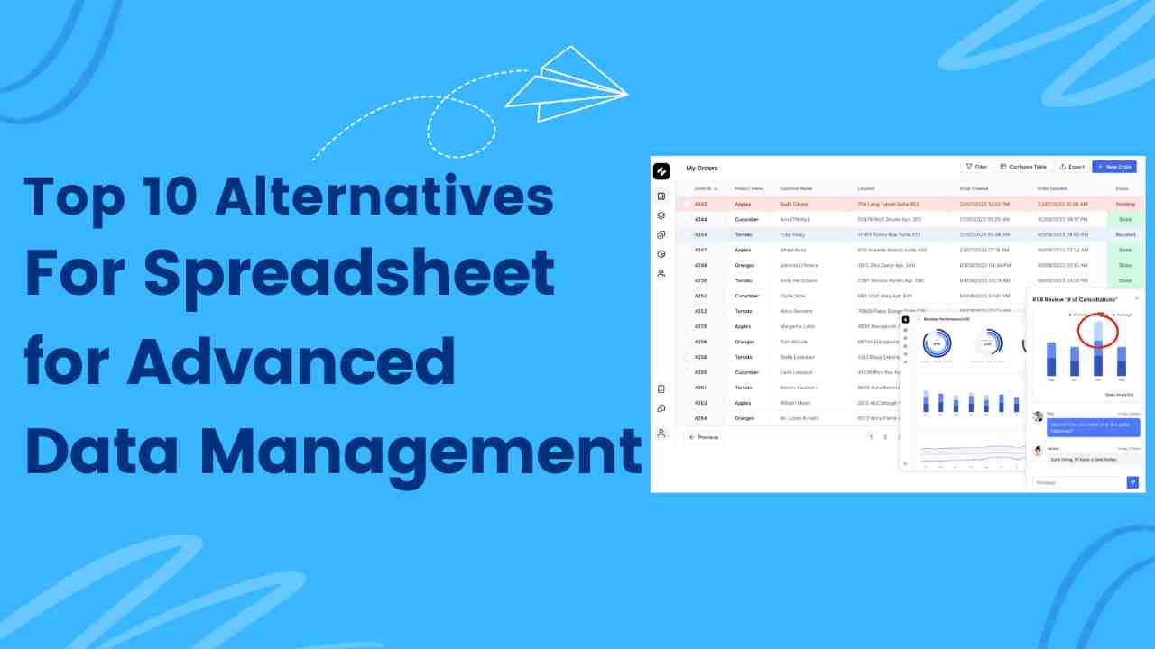 10 Powerful Spreadsheet Alternatives for Advanced Data Management