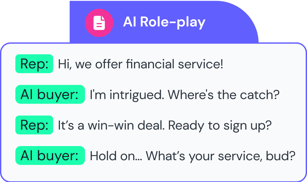 AI Powered Sales Role-Play Training Software - PitchMonster.io