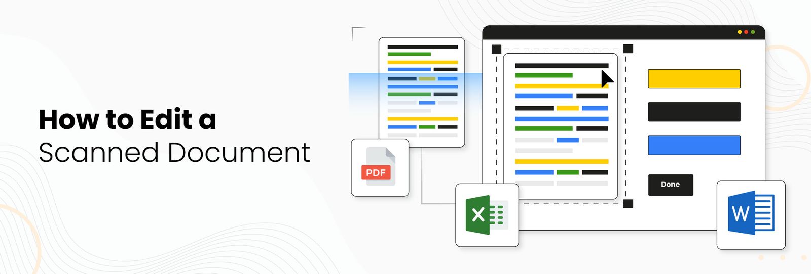How to Edit a Scanned Document (on Windows & Online) with precision?
