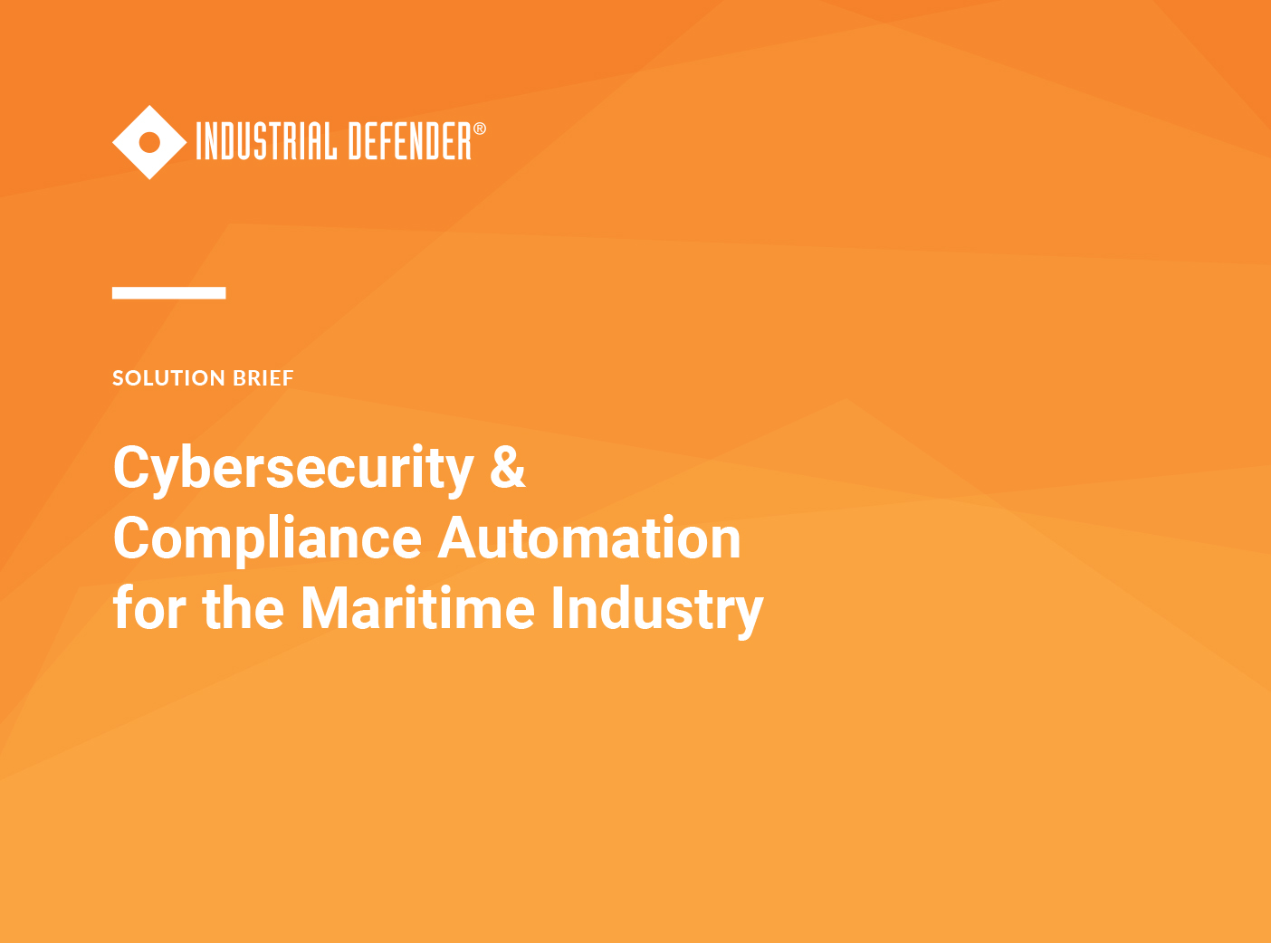 Solution Brief: Cybersecurity & Compliance Automation for the Maritime ...