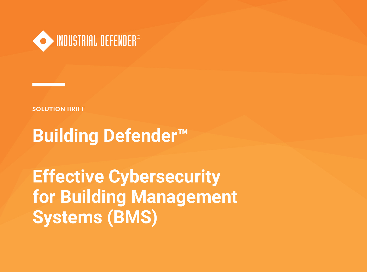 Solution Brief: Effective Cybersecurity for Building Management Systems ...