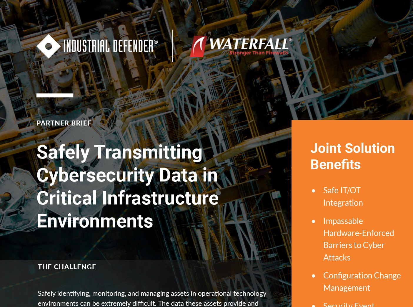 Partner Brief: Waterfall Security | Industrial Defender