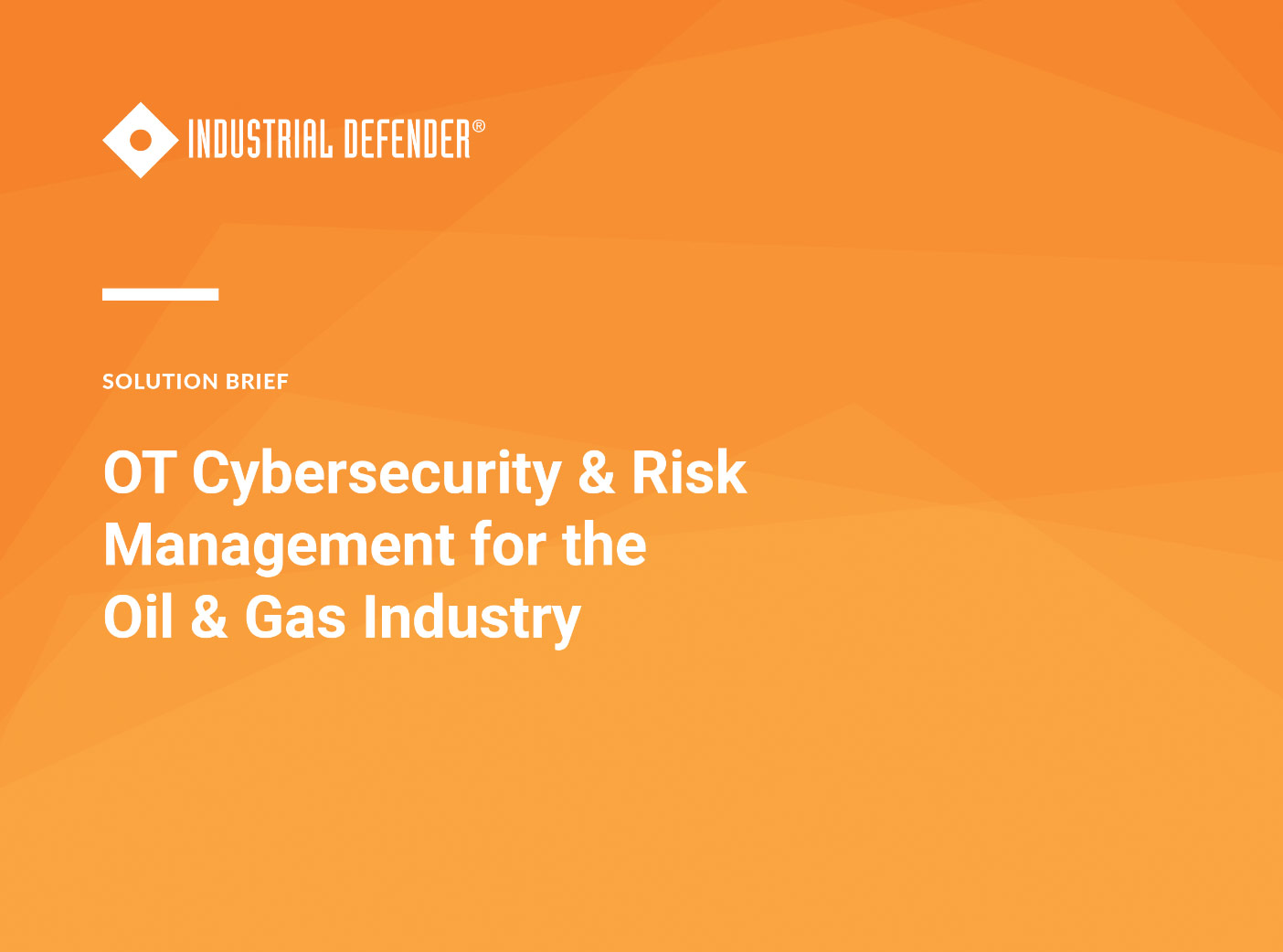 OT Cyber Risk Management for Oil & Gas