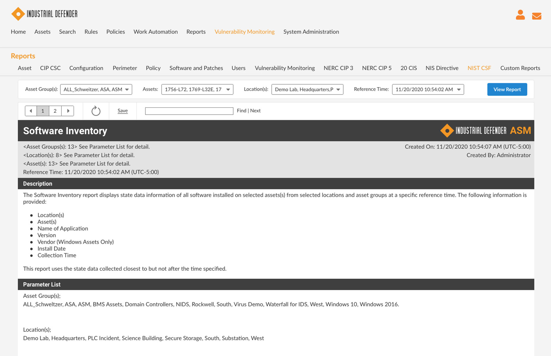 Demo Video: Compliance Reporting | Industrial Defender