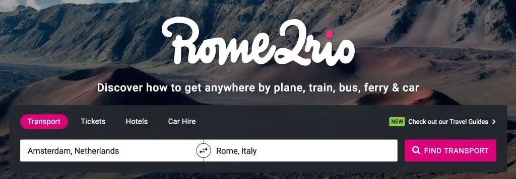 How to Use Rome2rio for Easier Route Planning