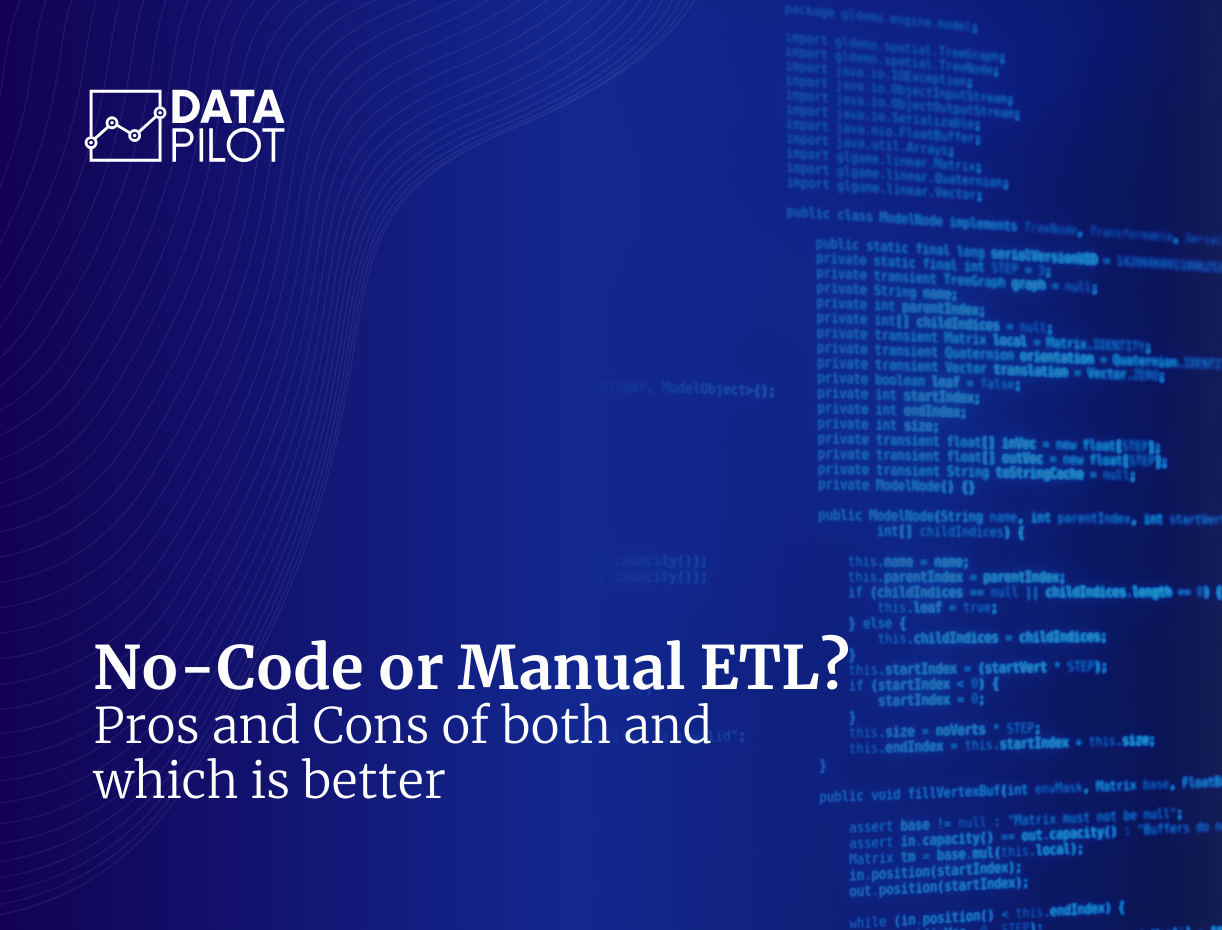 No-Code or Manual ETL? Pros and Cons of Both, and Which is Better