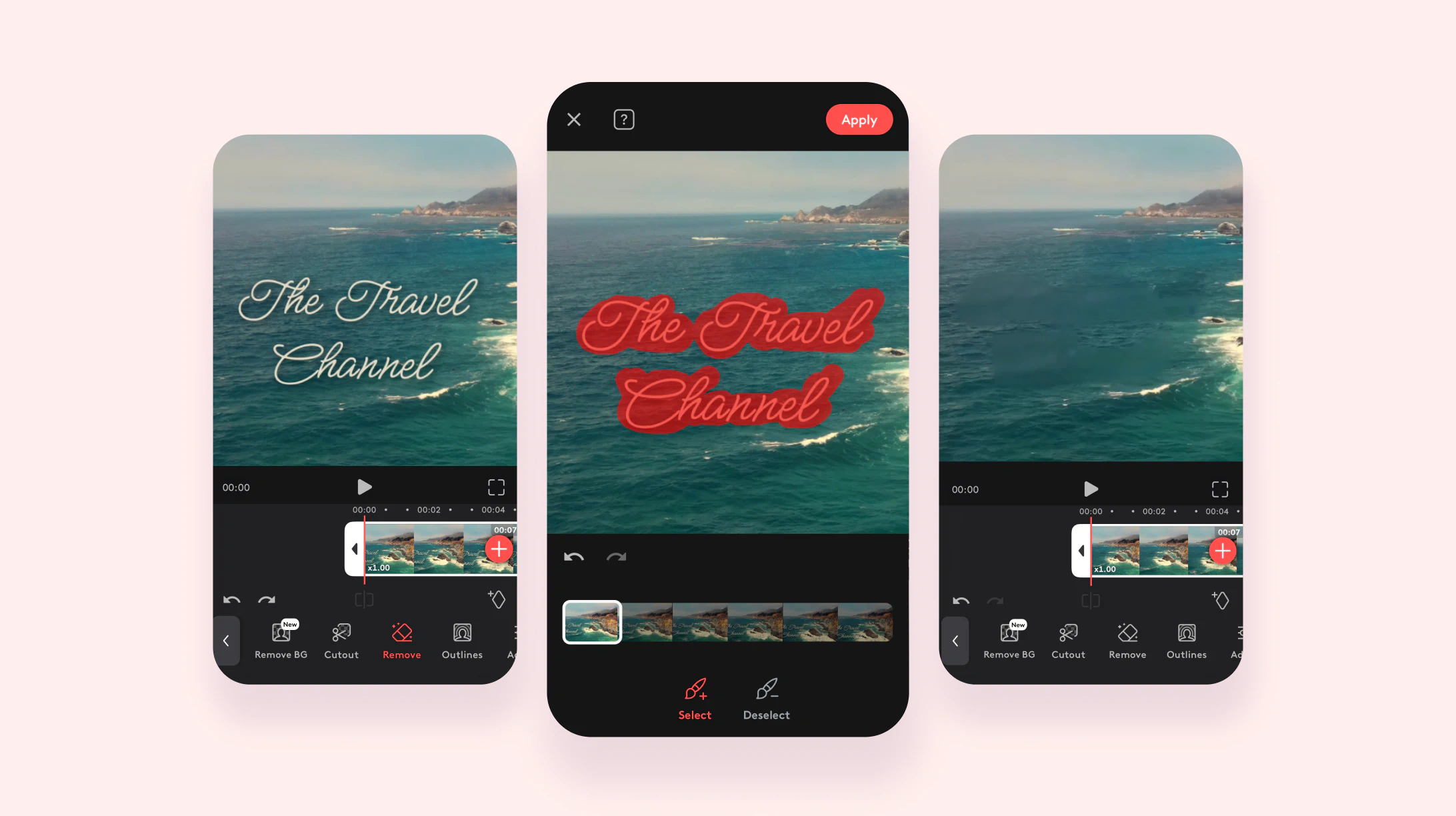 How to remove text from video with AI | Videoleap