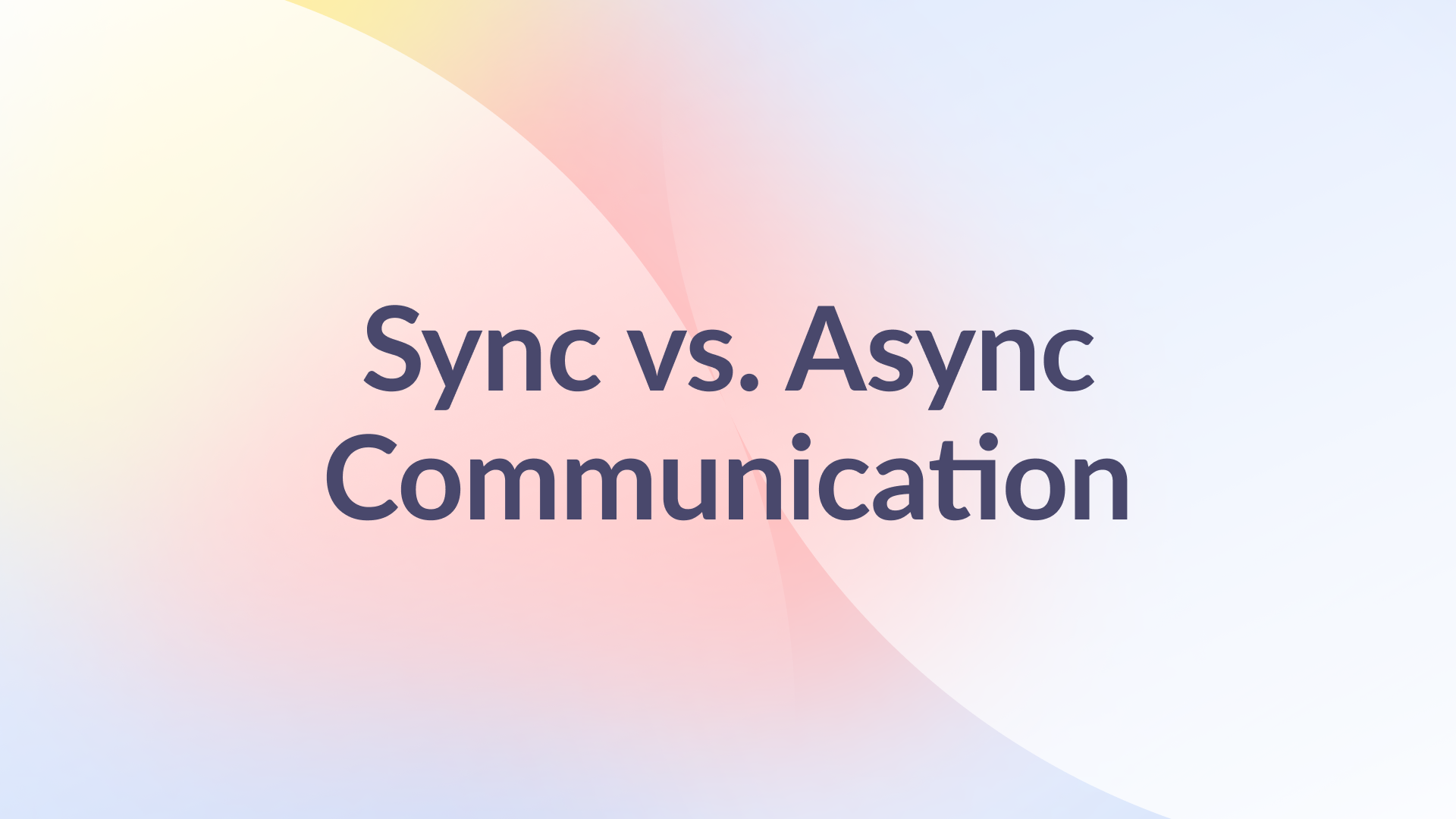 Spoke.ai Blog | Sync vs. Async Communication