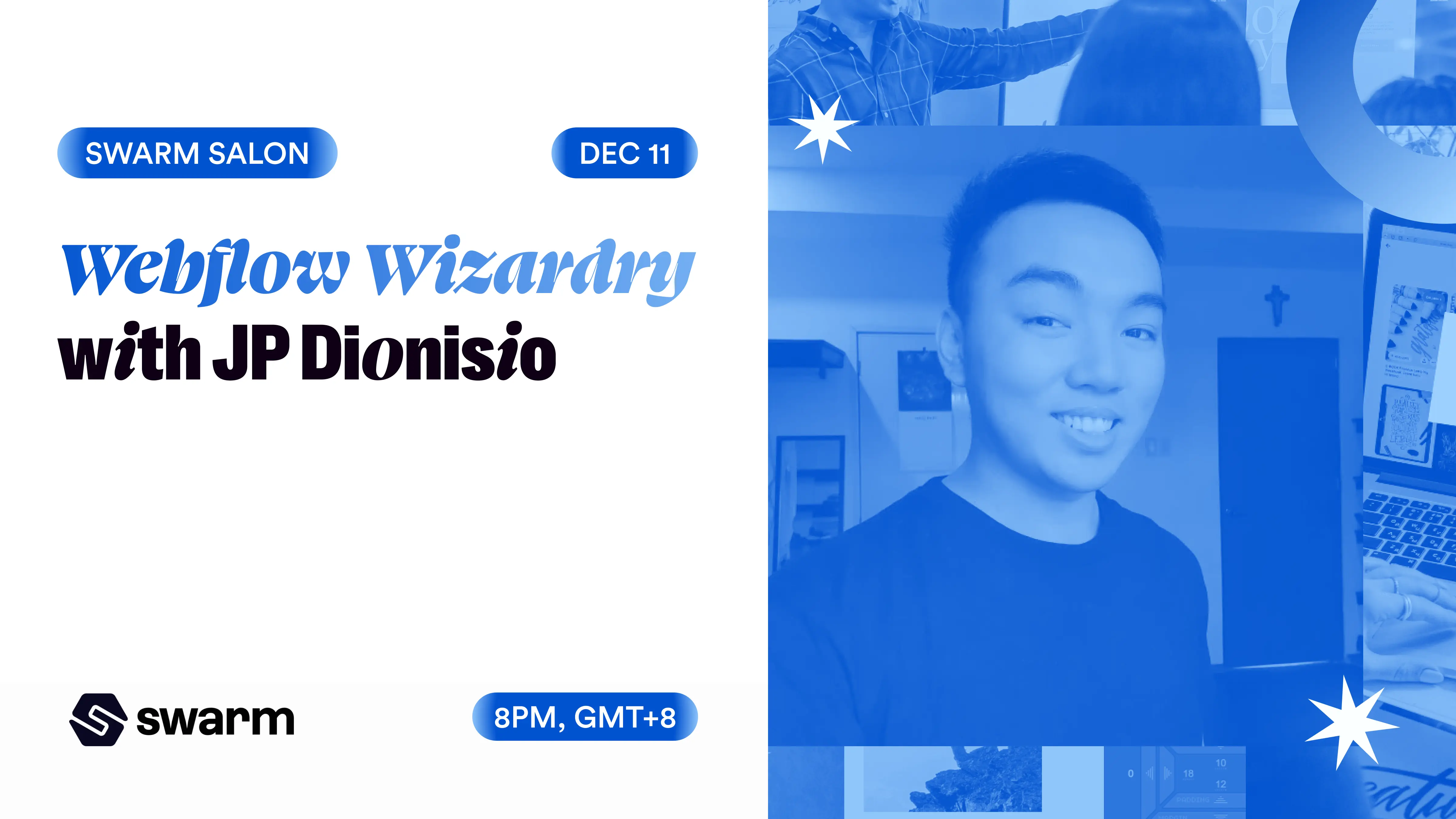 Webflow Wizardry with JP Dionisio | Swarm Events