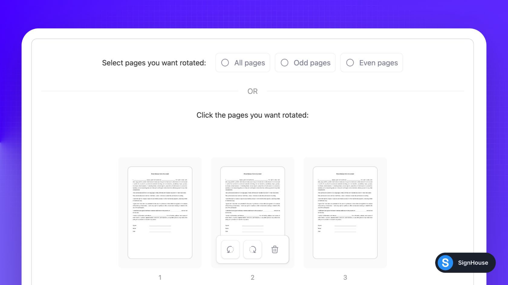 How To Deskew PDF Pages (Online, Free) | SignHouse