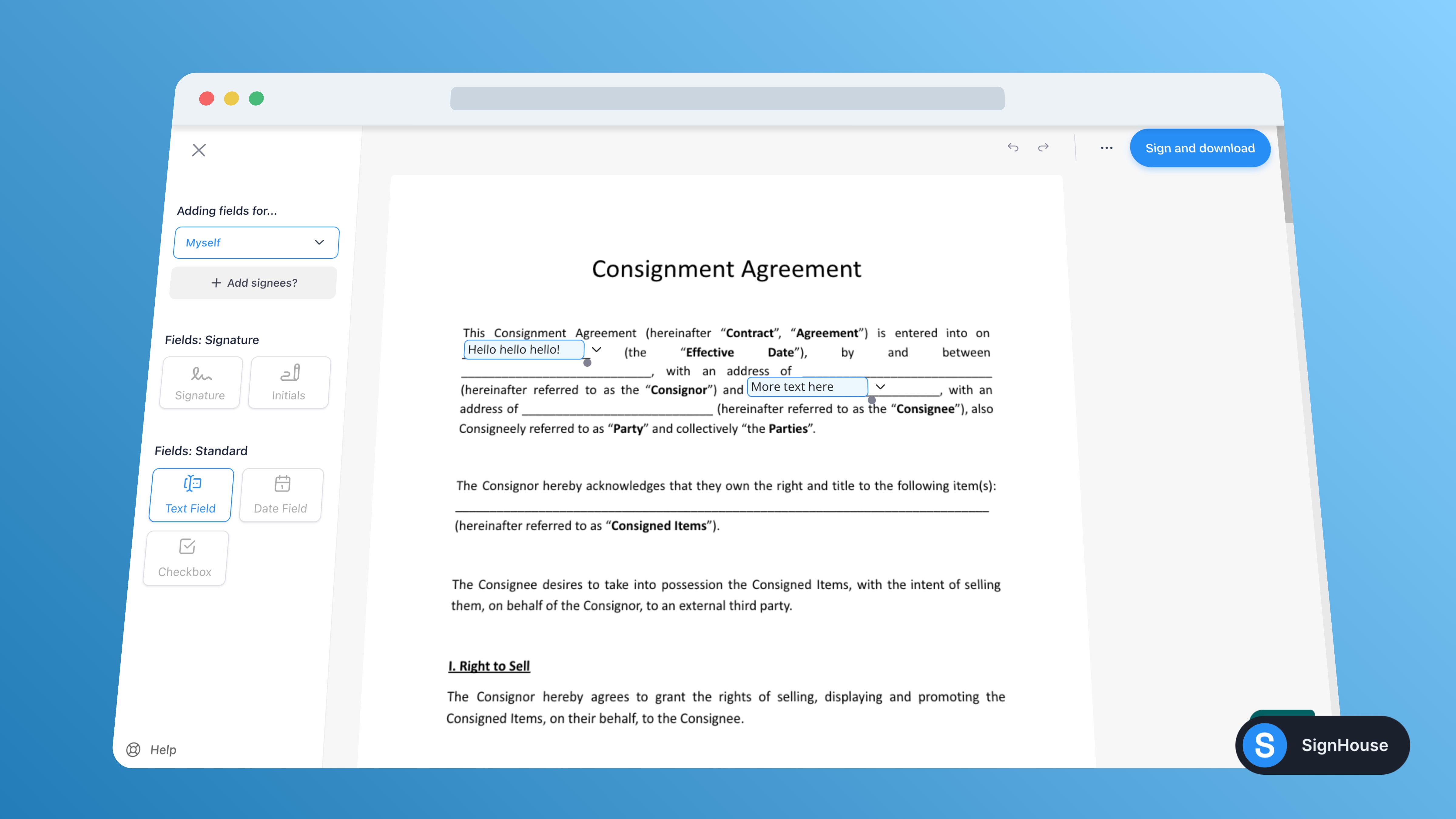 How To Add Text In A PDF (2024) | SignHouse