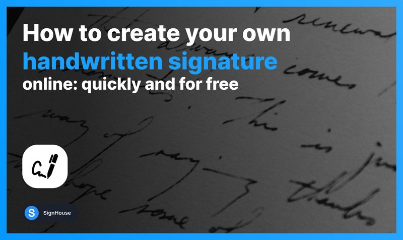 Expert's Advice: Create Your Handwritten Signature (2024) | SignHouse