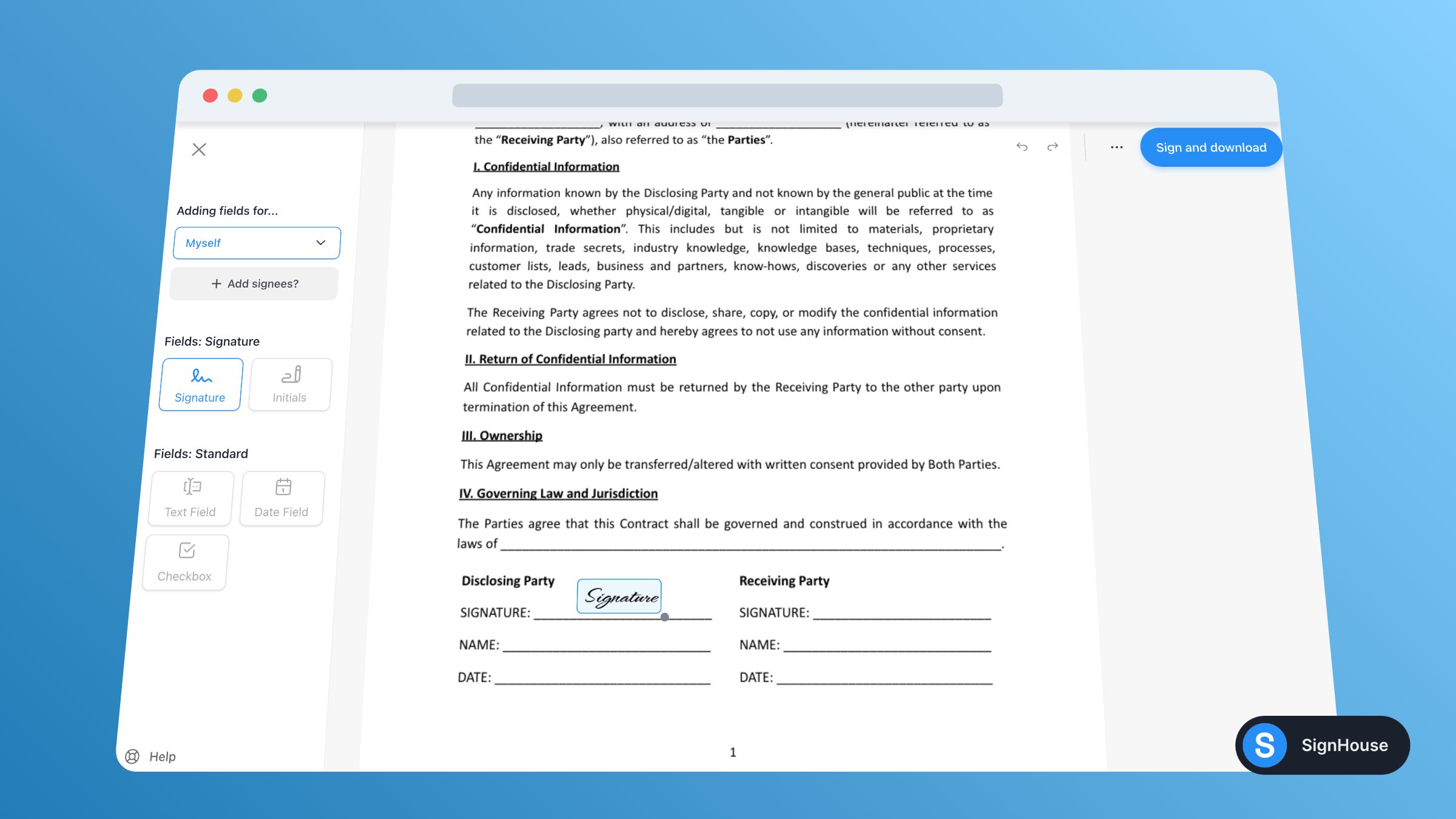 Wet Signature on PDF: How To Add Yours (For Free!) | SignHouse