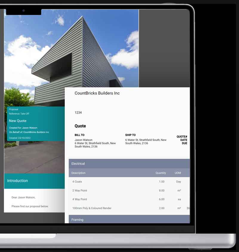CountBricks #1 AI Construction and Trade Estimating and Takeoff Software