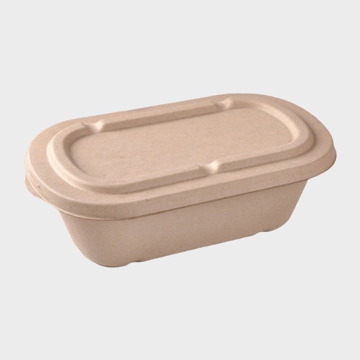 Compostable 1 Compartment Sugarcane Food Packaging Container