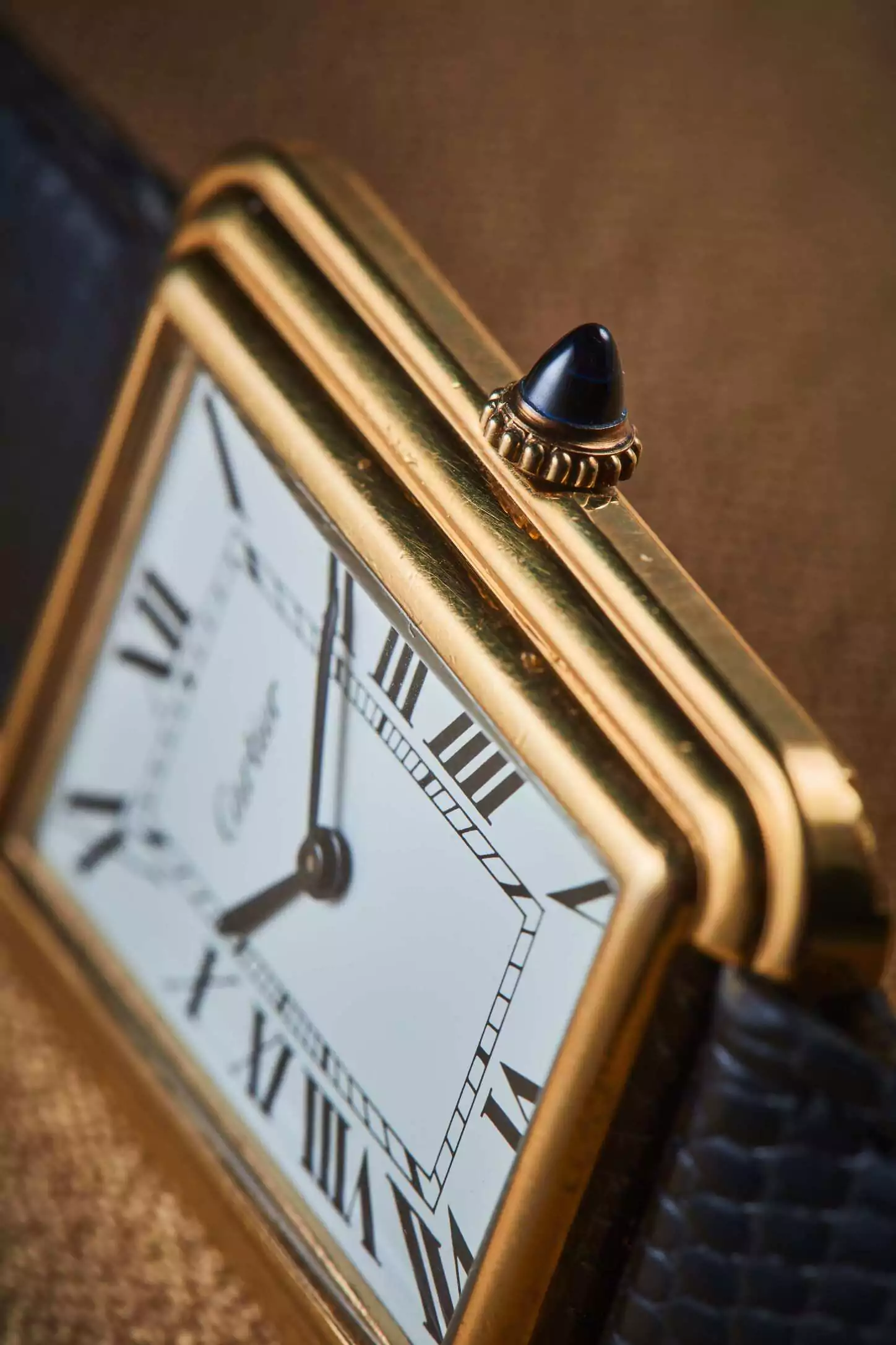 Cartier Tank Stepped Case "NYC" | discreet peacock