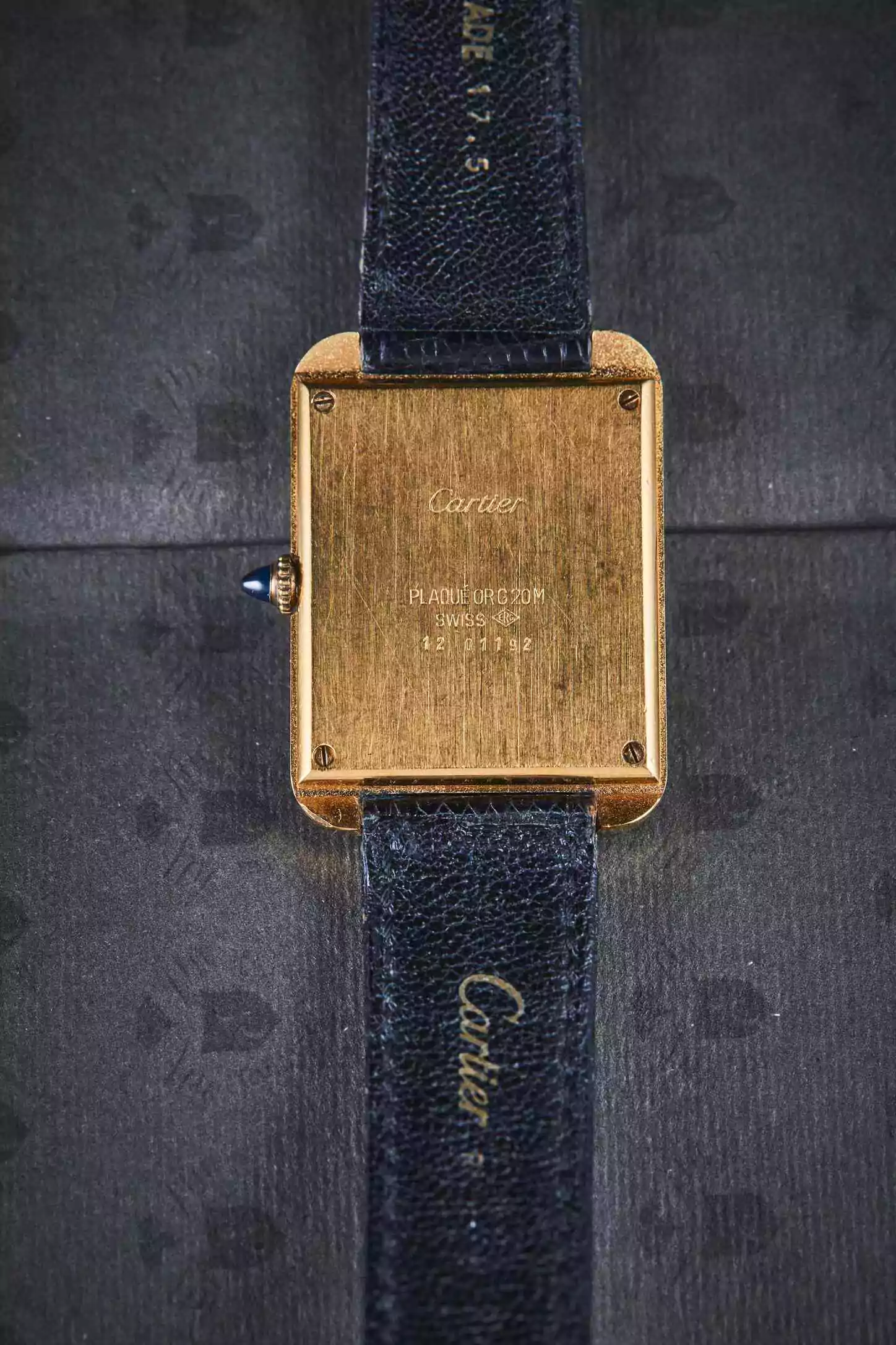 Cartier Tank Stepped Case "NYC" | discreet peacock