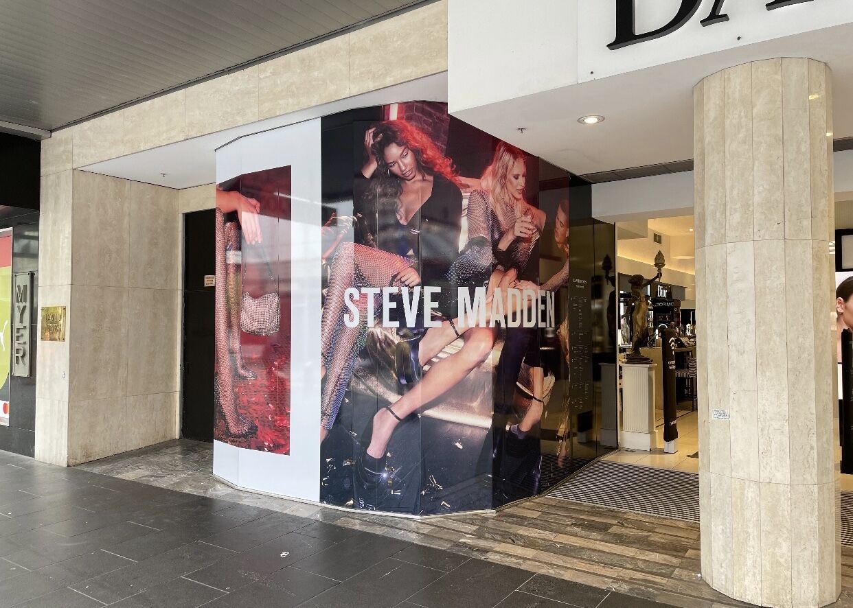 Steve Madden's Display at David Jones
